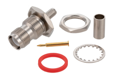 RP TNC Female Bulkhead Connector - Pasternack | DigiKey